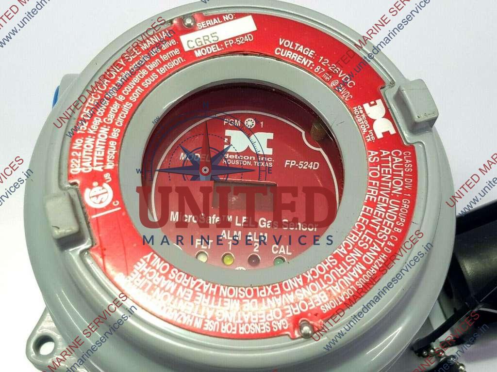 DETCON MICROSAFE LEL COMBUSTIBLE GAS SENSOR FP-524D 897-850901-010 ...