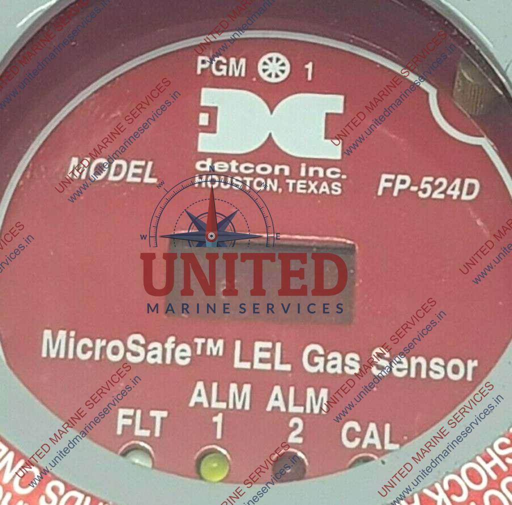 DETCON MICROSAFE LEL COMBUSTIBLE GAS SENSOR FP-524D 897-850901-010 ...