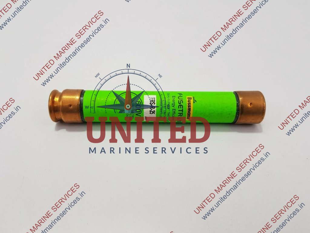 BUSSMANN FUSETRON DUAL ELEMENT TIME-DELAY FUSE FRS-R-25 / LOT OF 6 ...