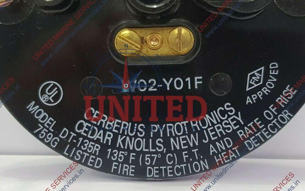 CERBERUS PYROTRONICS THERMAL FIRE HEAT DETECTOR DT-135R 500-019614 ...