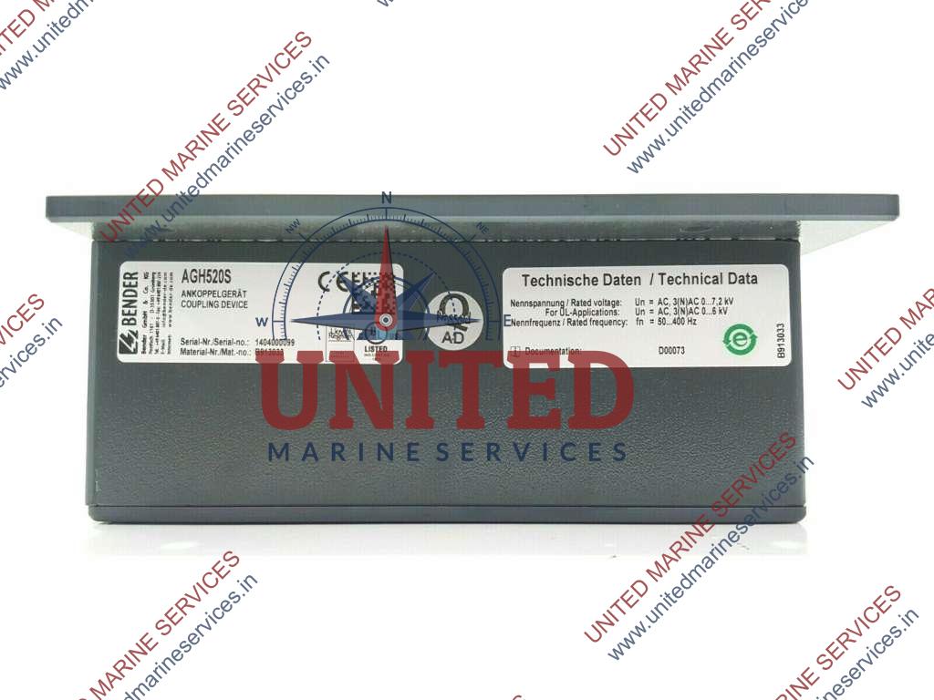BENDER AGH520S COUPLING DEVICE B913033 | United Marine Services