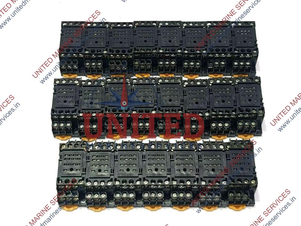 OMRON PYF 14A-E DIN RAIL RELAY SOCKET BASE 250VAC 5A / LOT OF 23 ...