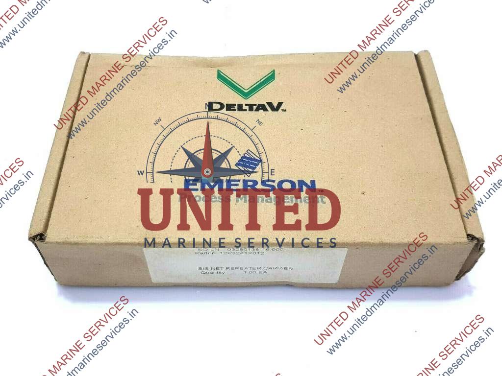 EMERSON / DELTAV KJ2221X1-EA1 SISNET REPEATER CARRIER 12P3241X012 REV ...