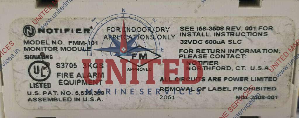 NOTIFIER FMM-01 MONITOR MODULE FMM01 - LOT OF 3 | United Marine Services