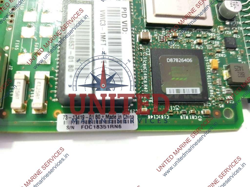 CISCO VWIC3-1MFT-T1/E1 1-PORT T1/E1 MULTIFLEX TRUNK VOICE/WAN INTERFACE ...