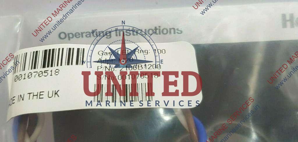 HONEYWELL ZELLWEGER 2106B1200 SENSOR GAS CH4 SENSE POINT LEL ...