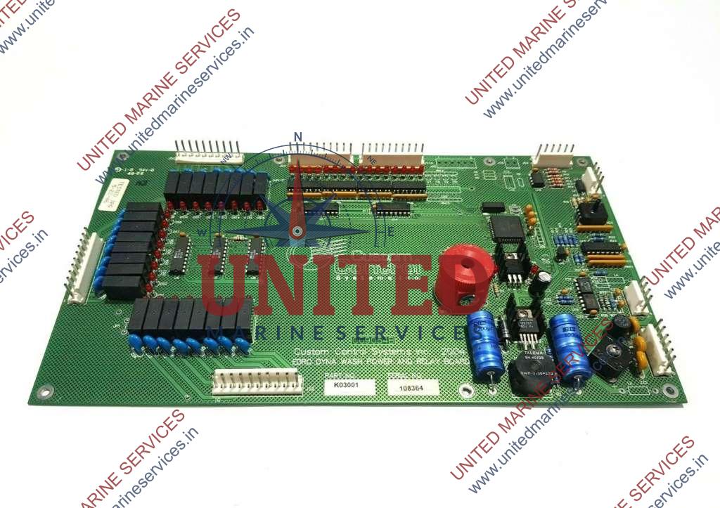 CUSTOM CONTROL SYSTEMS K03001 EDRO DYNA WASH POWER AND RELAY BOARD ...