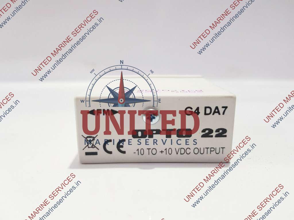 Opto 22 G4 Da7 Analog I O 10 To 10 Vdc Output Module United Marine