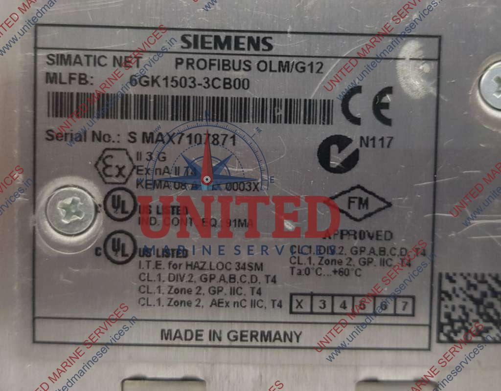 SIEMENS 6GK1503-3CB00 SIMATIC NET PROFIBUS OLM/G12 LOT OF 6 PCS ...