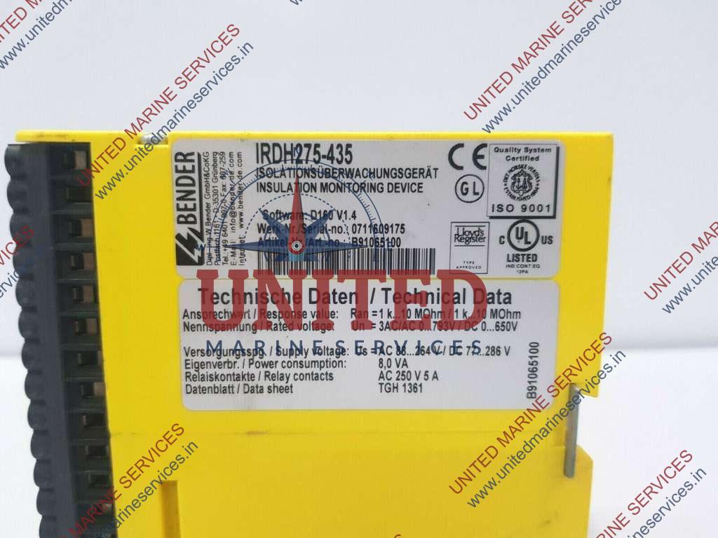 BENDER INSULATION MONITORING DEVICE A-ISOMETER® IRDH275-435 | United ...