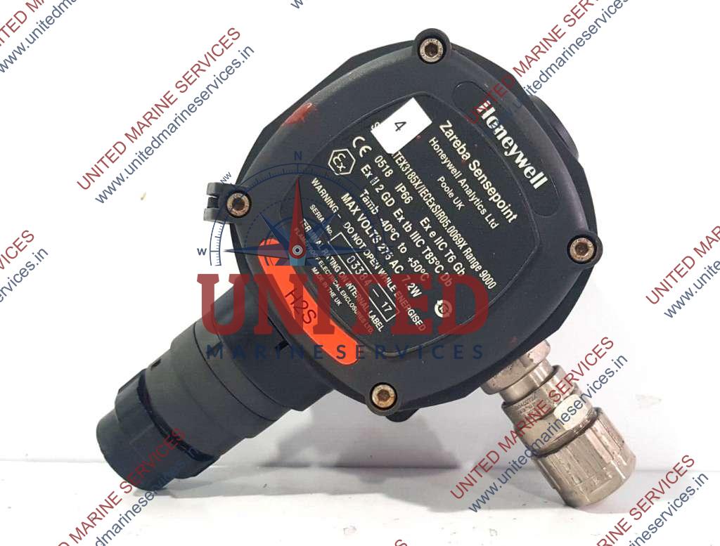 HONEYWELL ZAREBA SENSEPOINT H2S SIRA 06 ATEX 3185X/IECEXSIR05.0069X RANGE 9000 | United Marine ...