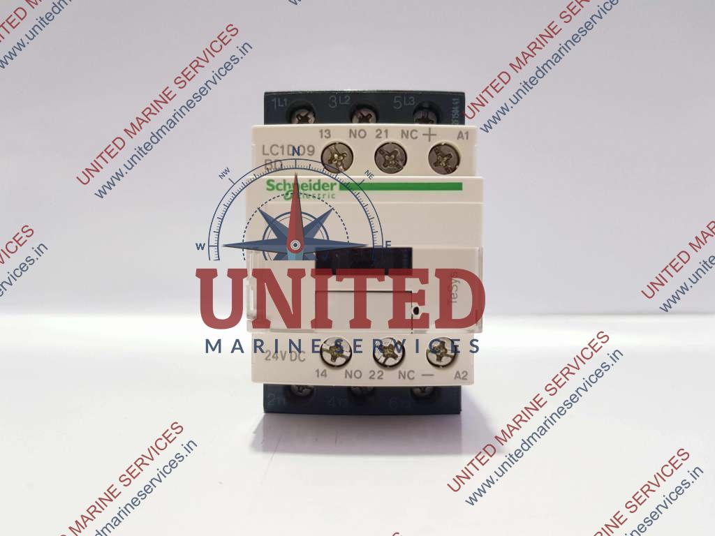 SCHNEIDER ELECTRIC LC1D09BD CONTACTOR 3P 24VDC | United Marine Services