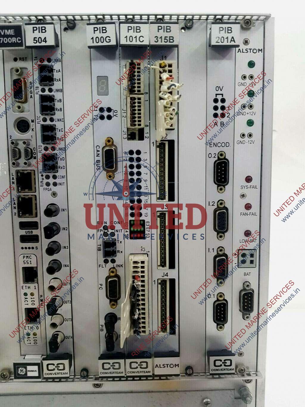 ALSTOM CONVERTEAM VME 7700RC BGTR 8HE WITH DRIVE DATA MANAGER | United ...
