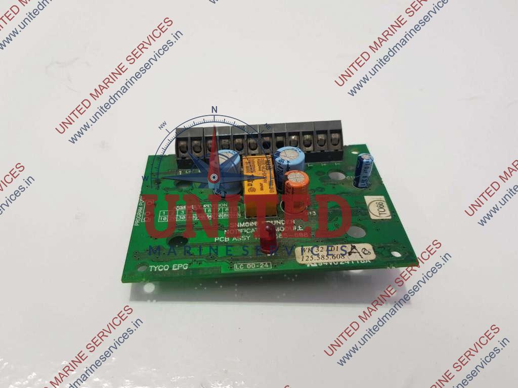 TYCO SOUNDER NOTIFICATION PCB MODULE SNM800 125-585-608 | United Marine ...