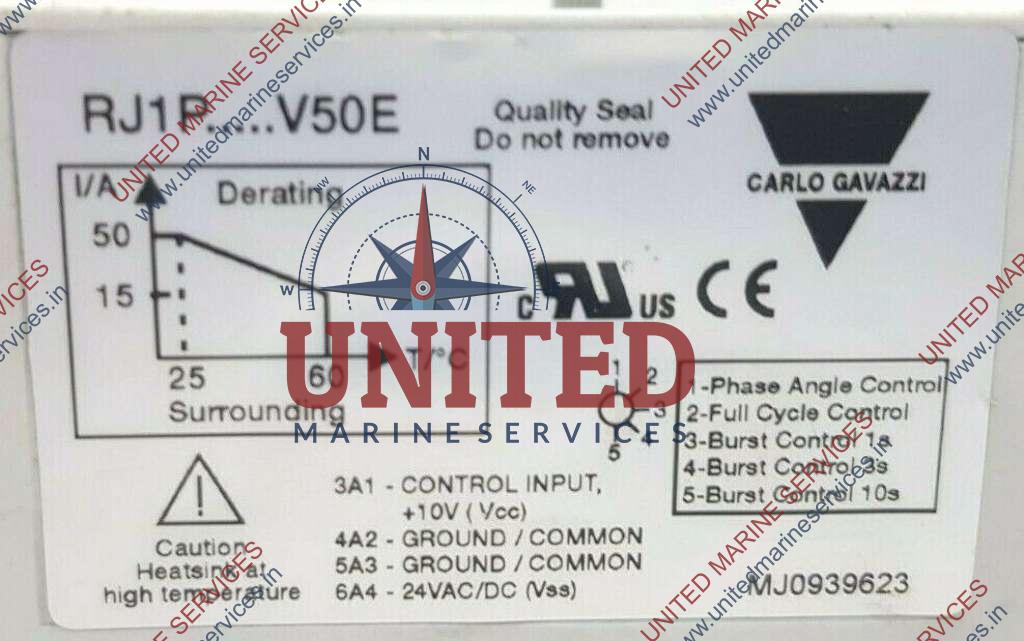 CARLO GAVAZZI RJ1P48V50E SEMICONDUCTOR CONTACTOR 50A 480V` | United ...