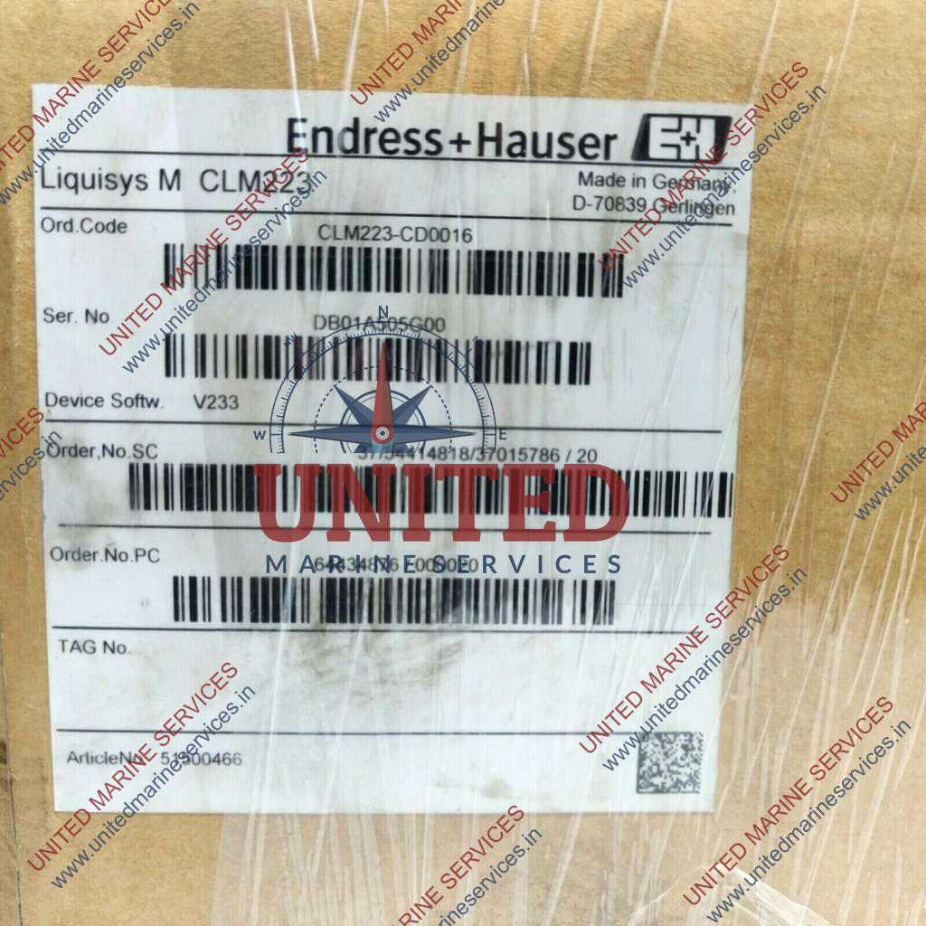 ENDRESS+HAUSER CLM223-CLS15 LIQUISYS-M CONDUCTIVITY TRANSMITTER ...