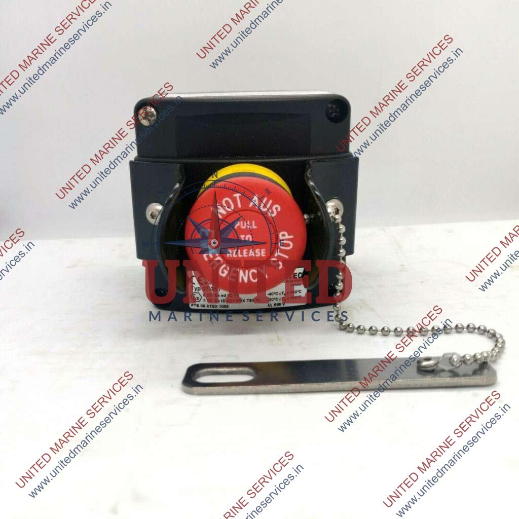 BARTEC 07-3511-9007 PUSH BUTTON CONTROL STATION EMERGENCY STOP BUTTON ...