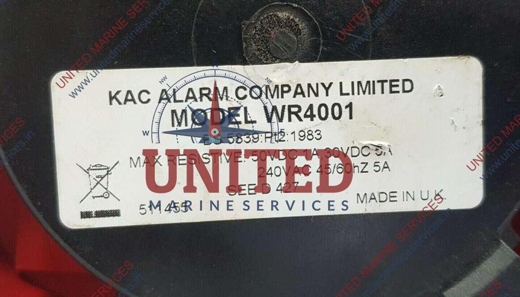 KAC WR4001 ADDRESSABLE FIRE SMOKE ALARM WEATHERPROOF BREAK GLASS ...