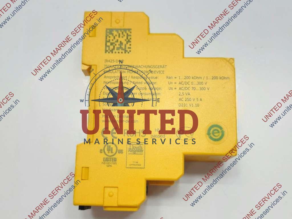 BENDER IR425-D4-2 ISOMETER ISOLATION MONITORING DEVICE B71036402 ...
