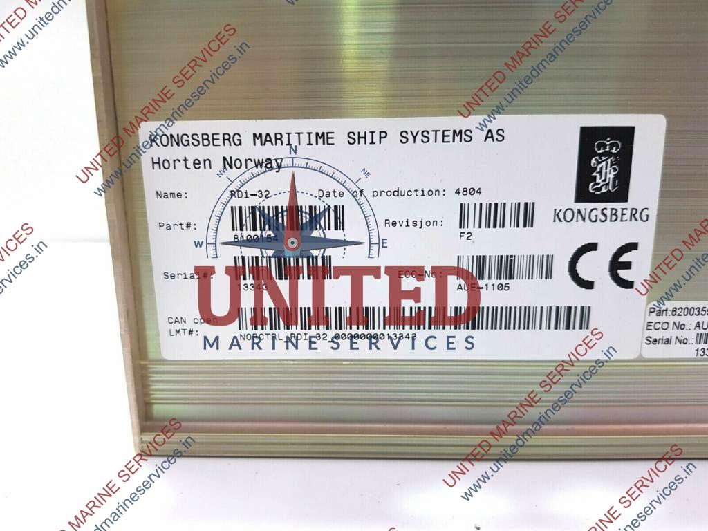 KONGSBERG MARITIME RDI-32 DIGITAL INPUT MODULE 8100154 REV. F2 | United ...