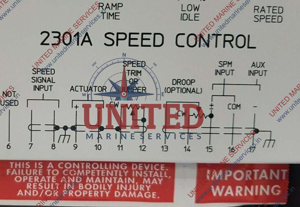 WOODWARD 2301A SPEED CONTROLLER 9907-014 REV J | United Marine Services