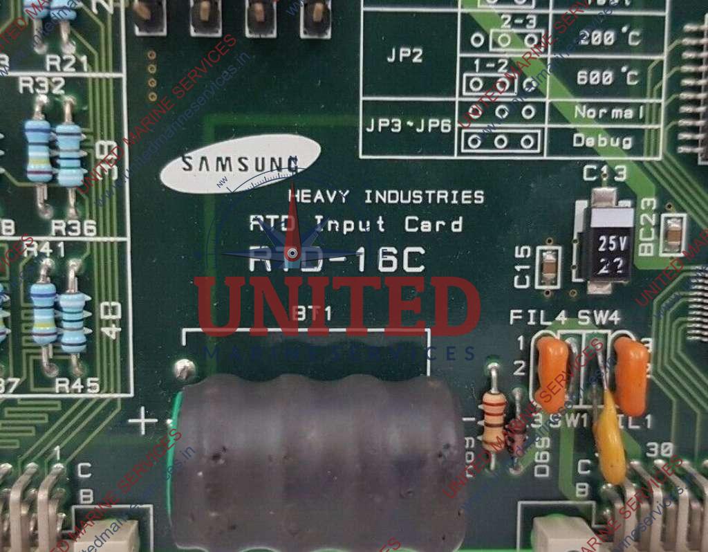 SAMSUNG RTD-16C RTD INPUT CARD PCB CARD RTD16C | United Marine Services