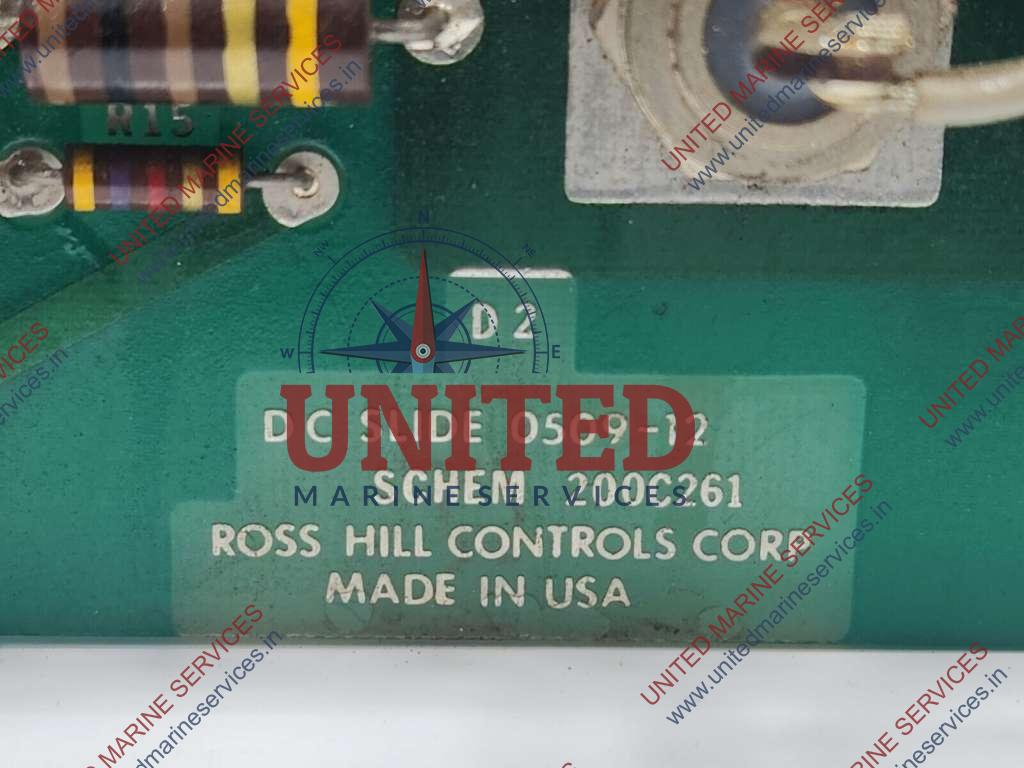 ROSS HILL CONTROLS 0509-12 DC SLIDE PCB CARD 200C261 | United Marine ...