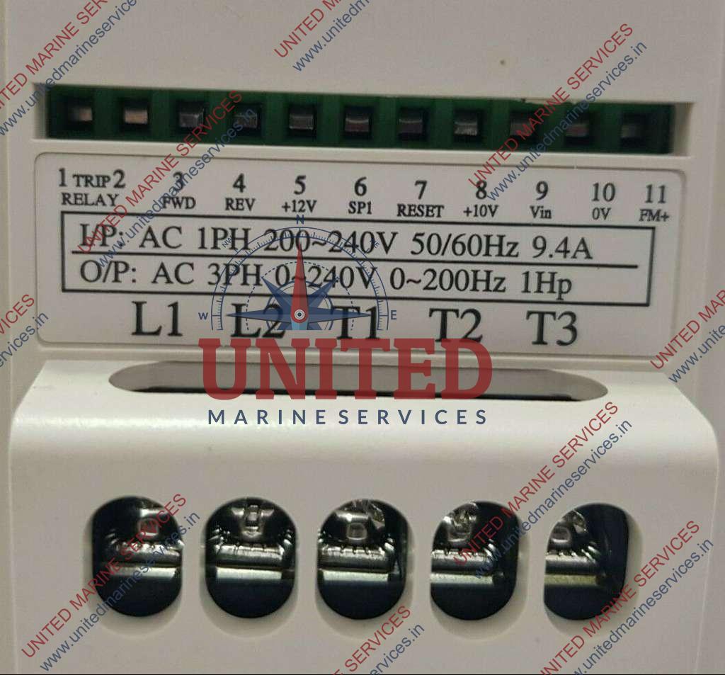 TECO T-VERTER INVERTER 0.75KW 1HP E2-201-H1F | United Marine Services