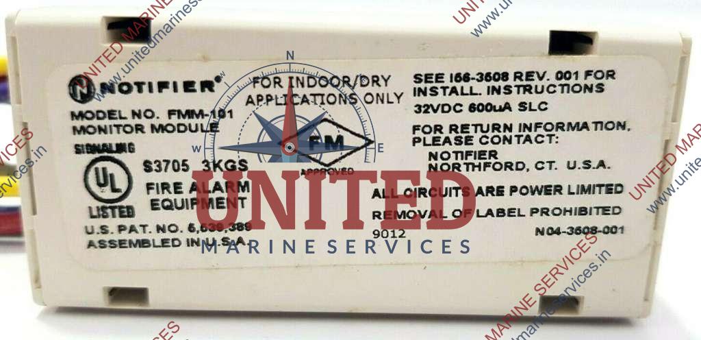HONEYWELL NOTIFIER FIRE ALARM MONITOR MODULE FMM-101 | United Marine ...