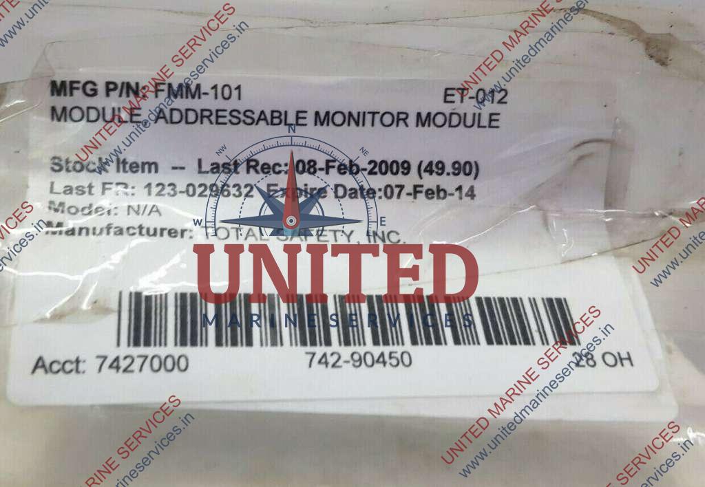 HONEYWELL NOTIFIER FIRE ALARM MONITOR MODULE FMM-101 | United Marine ...