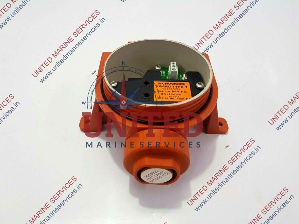 CROWCON XGARD OXYGEN GAS DETECTOR S011265/S TYPE 1 O2 0-25 %VOL ...