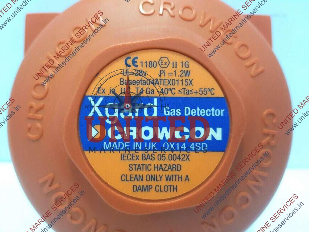 CROWCON XGARD OXYGEN GAS DETECTOR S011265/S TYPE 1 O2 0-25 %VOL ...