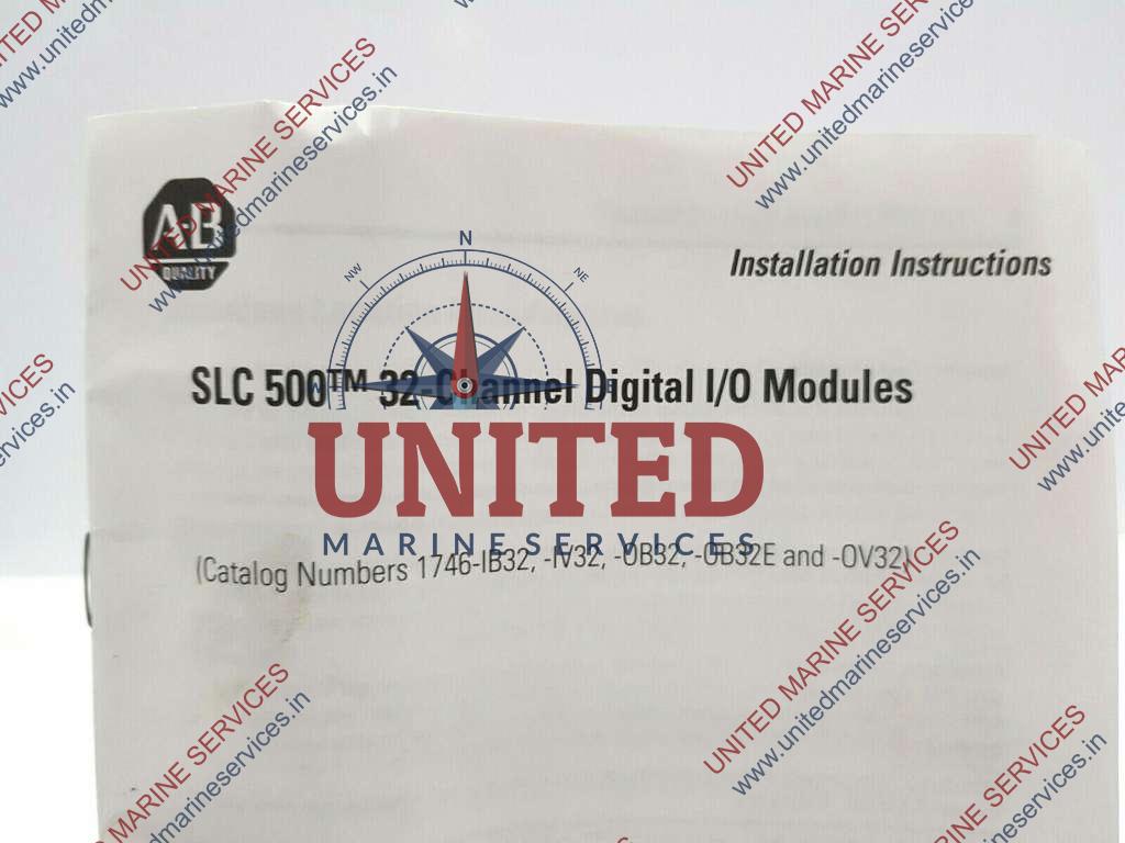 ALLEN BRADLEY SLC500 INPUT MODULE 1746-IB32 SER D | United Marine Services