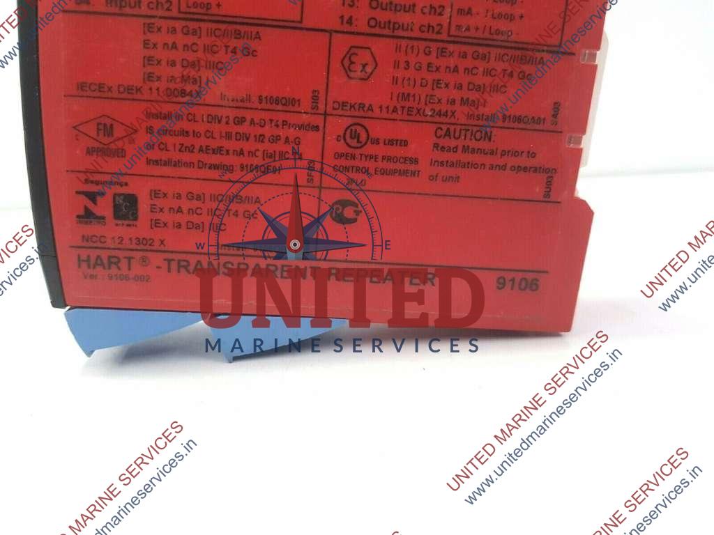 PR ELECTRONICS 9106 HART TRANSPARENT REPEATER | United Marine Services