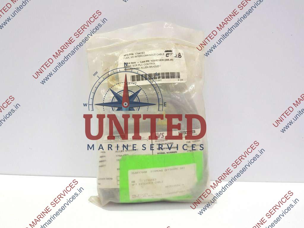 ALLEN BRADLEY FLEX I/O INTERCONNECT CABLE 3FT EXTENDER CABLE 1794CE3 ...