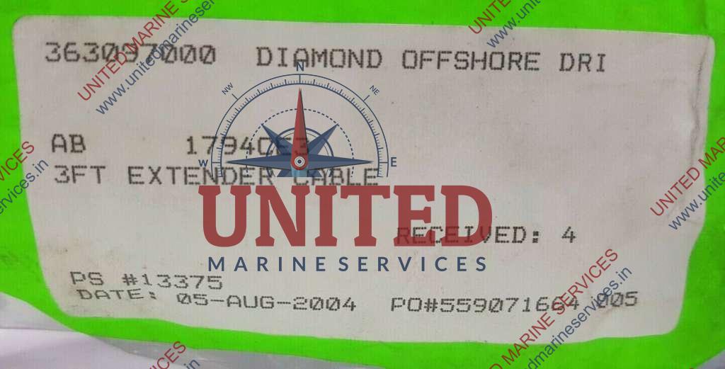 ALLEN BRADLEY FLEX I/O INTERCONNECT CABLE 3FT EXTENDER CABLE 1794CE3 ...