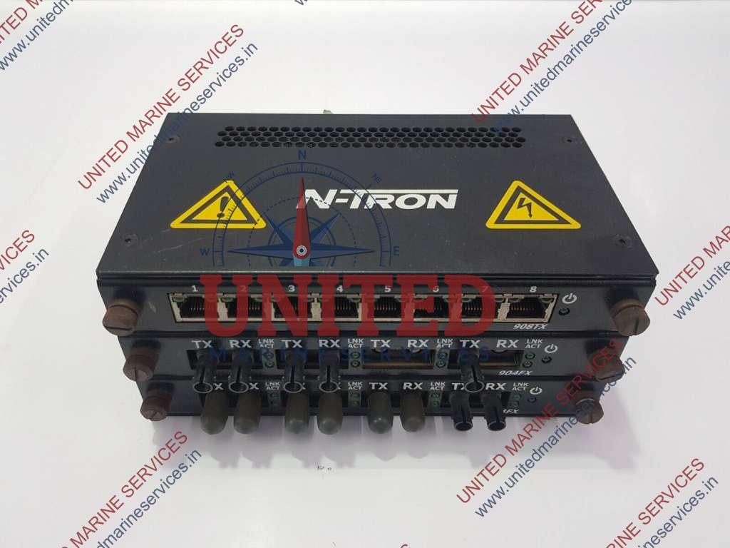 N-TRON 8-PORT INDUSTRTIAL ETHERNET SWITCH 900B FW REV-E | United Marine ...