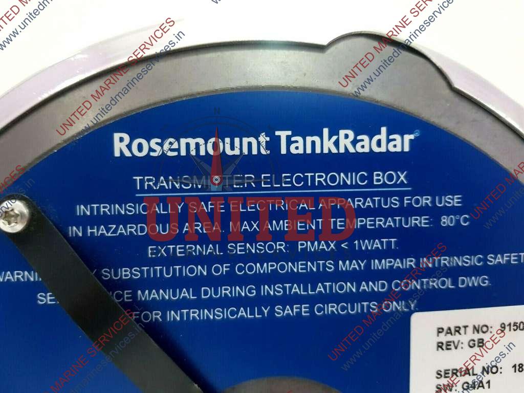 ROSEMOUNT TANKRADAR TRANSMITTER ELECTRONIC BOX 9150068-871 | United ...
