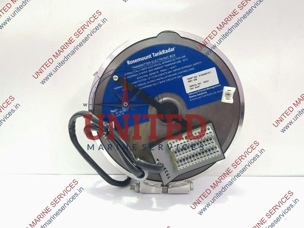 ROSEMOUNT TANKRADAR TRANSMITTER ELECTRONIC BOX 9150068-871 | United ...