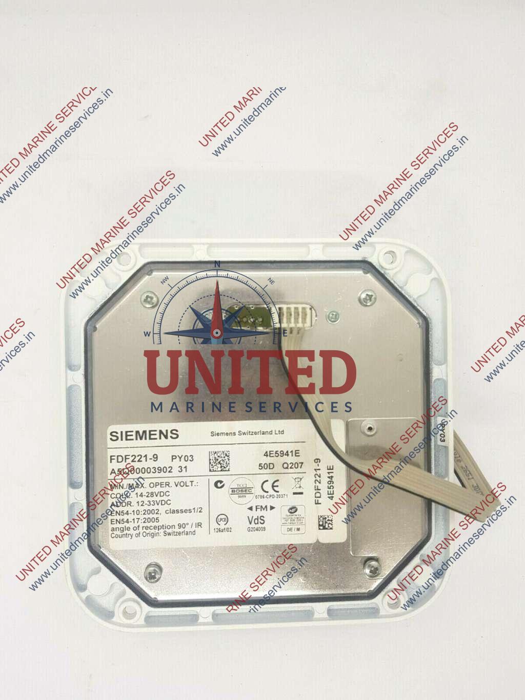 SIEMENS FDF221-9 INFRARED FLAME DETECTOR FDF2219 | United Marine Services