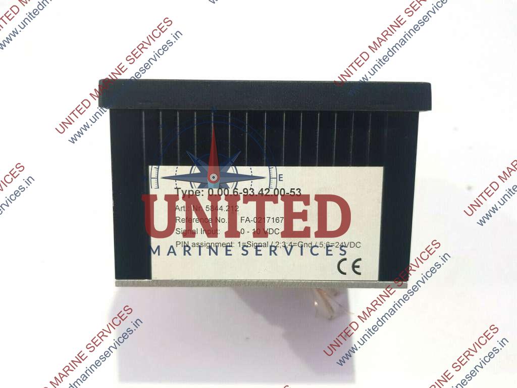 CAT 0.00.6-93.42.00-53 INDICATOR ENGINE RPM INDICATOR | United Marine ...