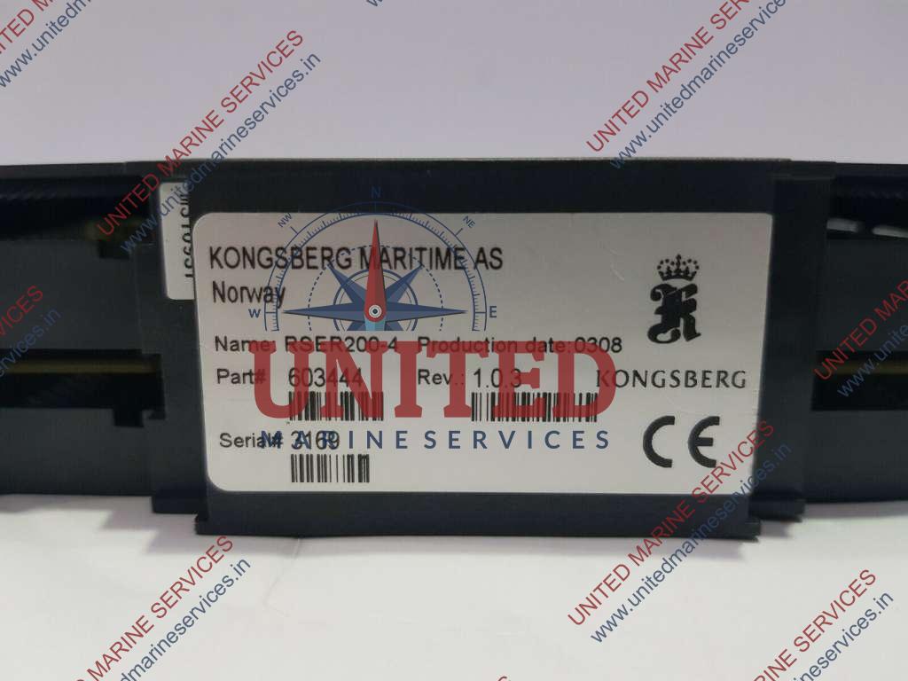 KONGSBERG MARITIME RSER200-4 REV. 1.0.3 INPUT MODULE 603444 | United ...