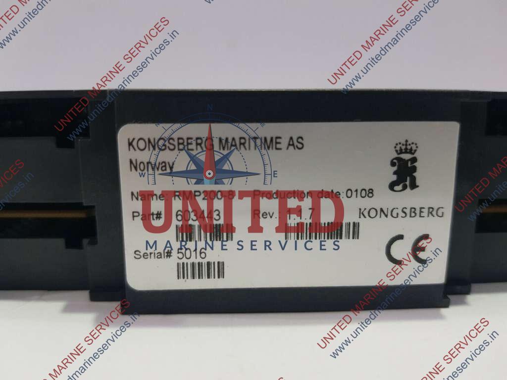 KONGSBERG MARITIME RMP200-8 REV. 1.1.7 MODULE 603443 | United Marine ...