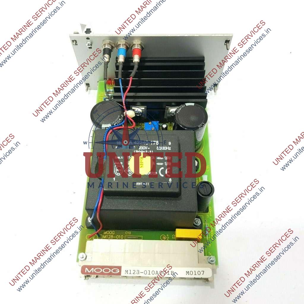 MOOG M128-010-A001B POWER SUPPLY BCM128PS M128010A001B 15V 1A 115V (NEW) | United Marine Services
