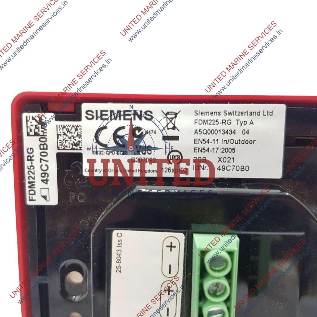 SIEMENS FDM225-RG MANUAL CALL POINT FDM225RG TYPE A (NEW) | United ...