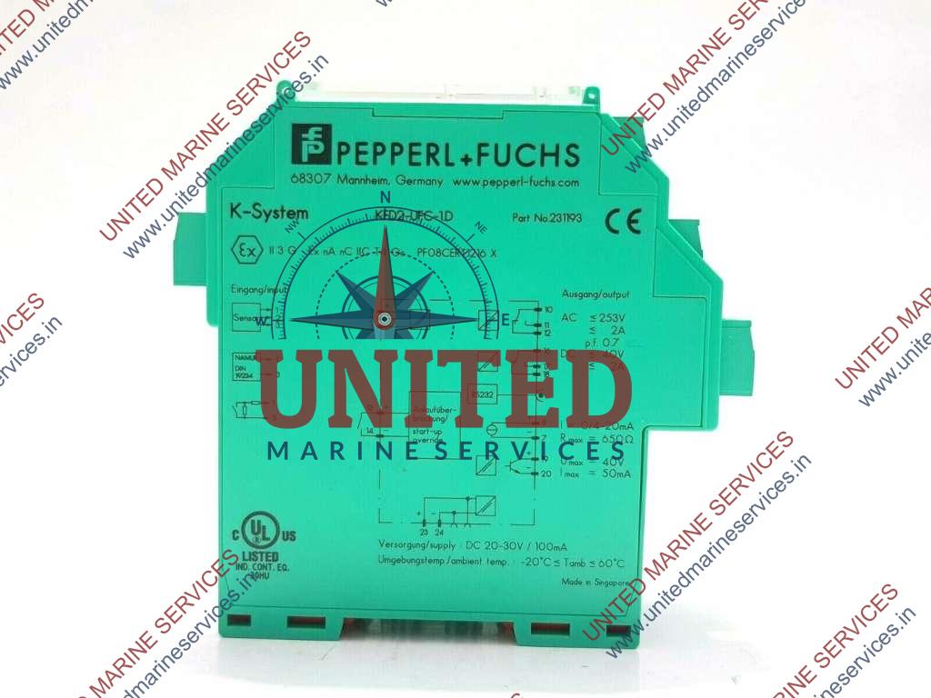 PEPPERL + FUCHS KFD2-UFC-1.D FREQUENCY CONVERTER WITH TRIP VALUES ...