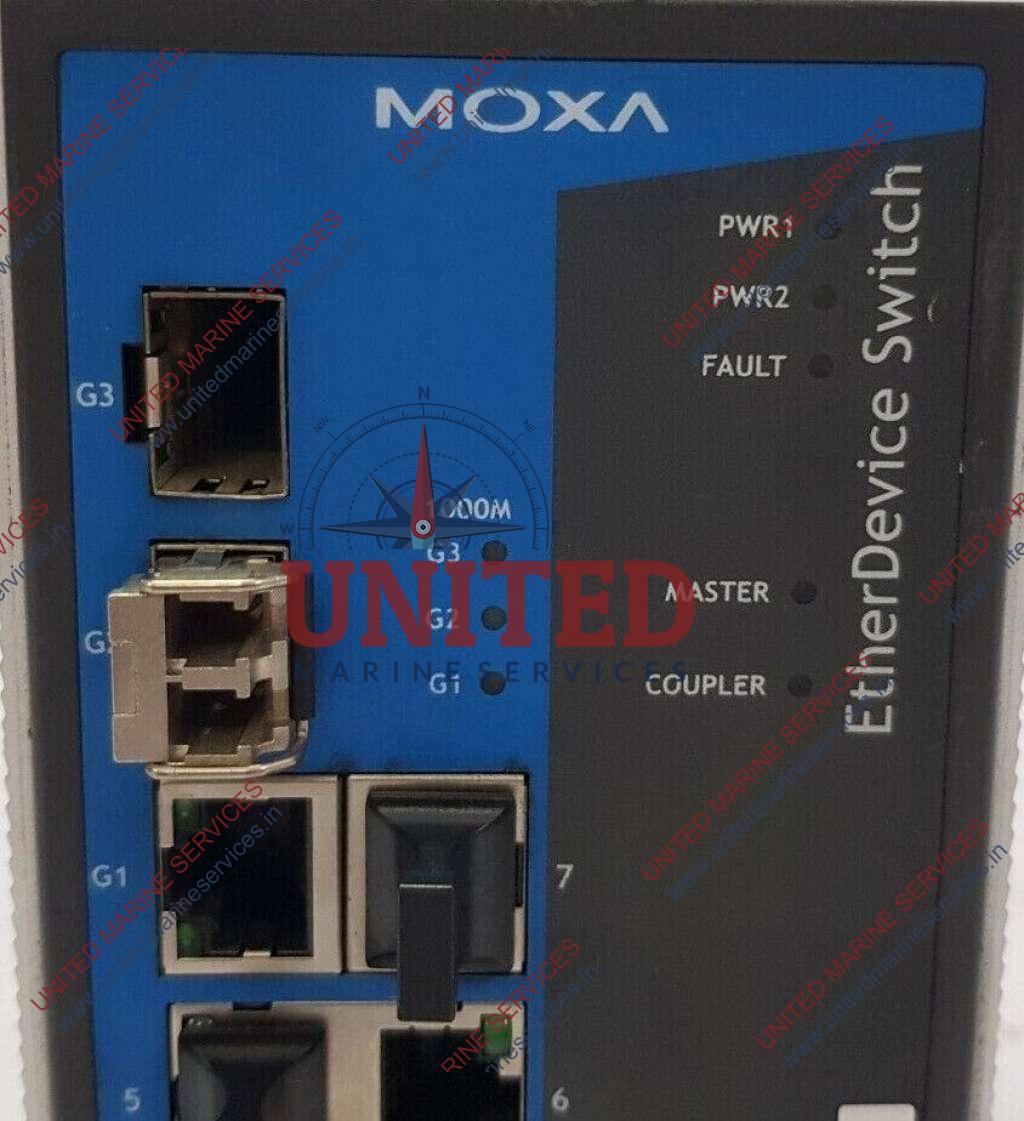 MOXA ETHER DEVICE SWITCH EDS-510A-1GT2SFP 1201005100010 REV 1.1 | United Marine Services